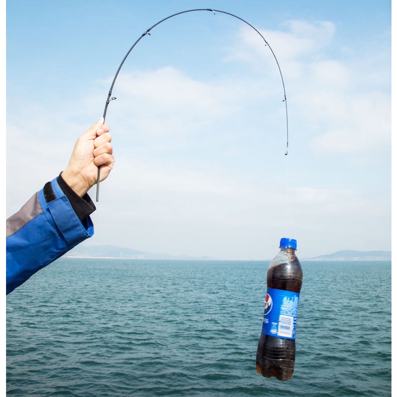 Joran Pancing UL Fishing Rod UL 1.5m/1.68m/1.8m/1.98m Solid Slightly ...