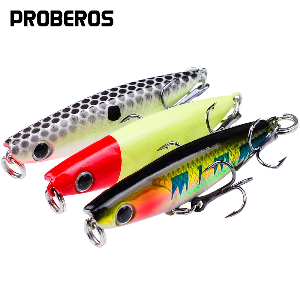 Proberos 1Pc 4cm/2g Long-distance Throwing Sinking Underwater Popper ...