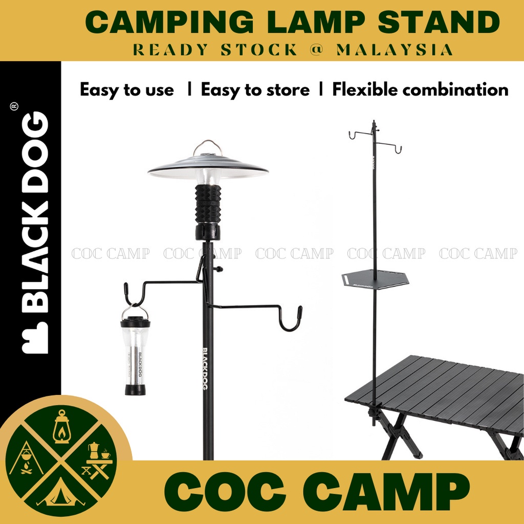 Blackdog Light Pole Lamp Stand Hanger Double Hook With Hexagon Tray ...