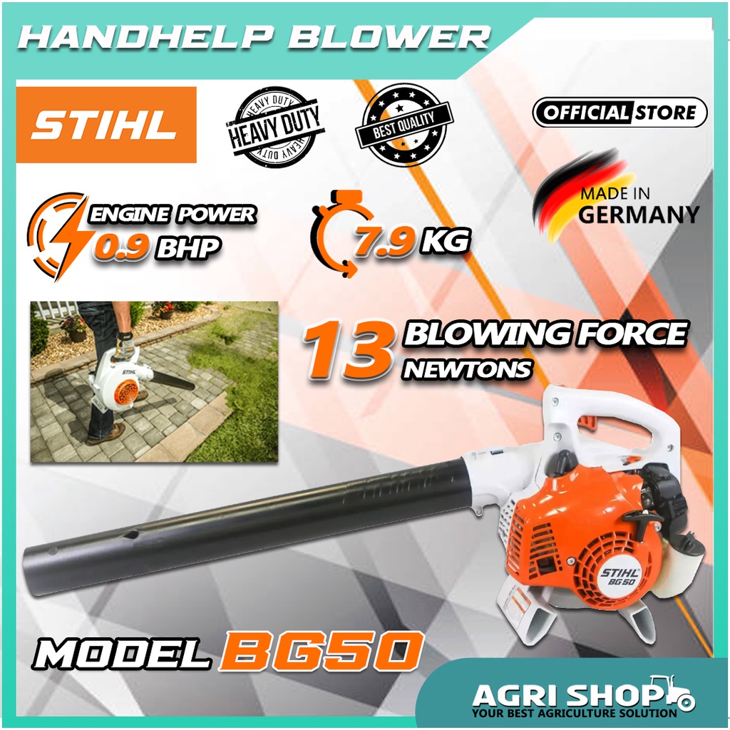 Agrishop STIHL BG50 Blower Hand Leaf Dust Air Blower Cordless Gardening Tools | Shopee Malaysia