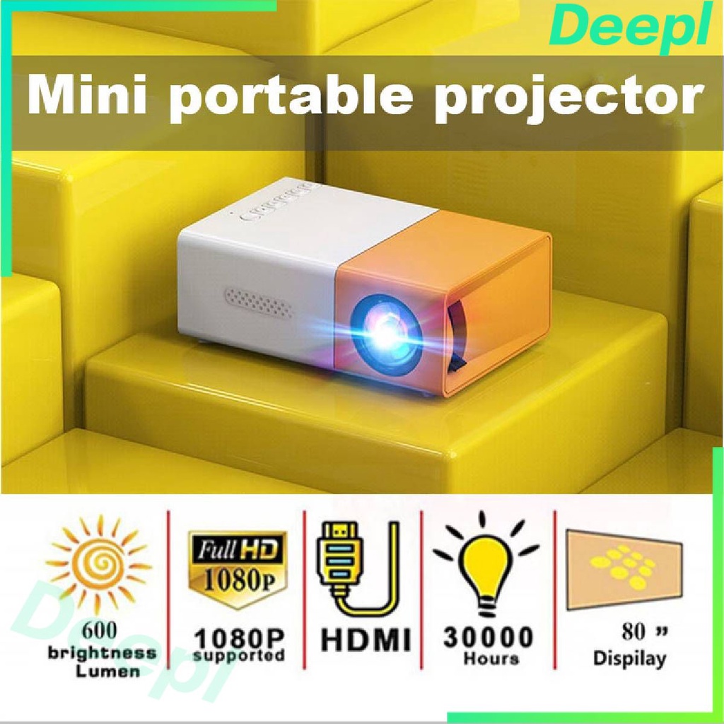 【Available】Portable Pocket Projector 1080P Wireless Projector Mini LED ...
