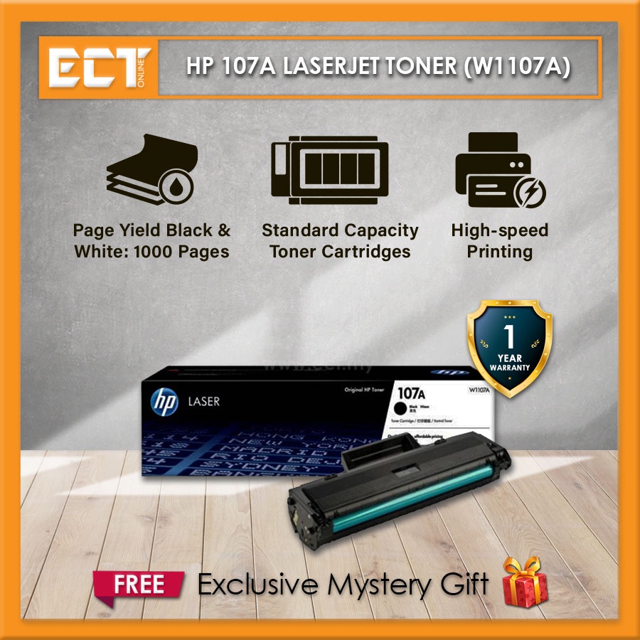 HP 107A LaserJet Toner (W1107A) | Shopee Malaysia