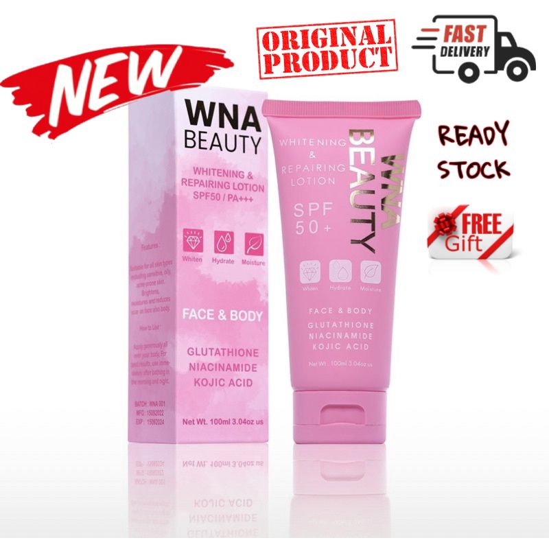 🔥💯𝗢𝗥𝗜𝗚𝗜𝗡𝗔𝗟 🔥WNA WHITENING & REPAIRING LOTION|BOOSTER IBU SCRUB PUTIH ...
