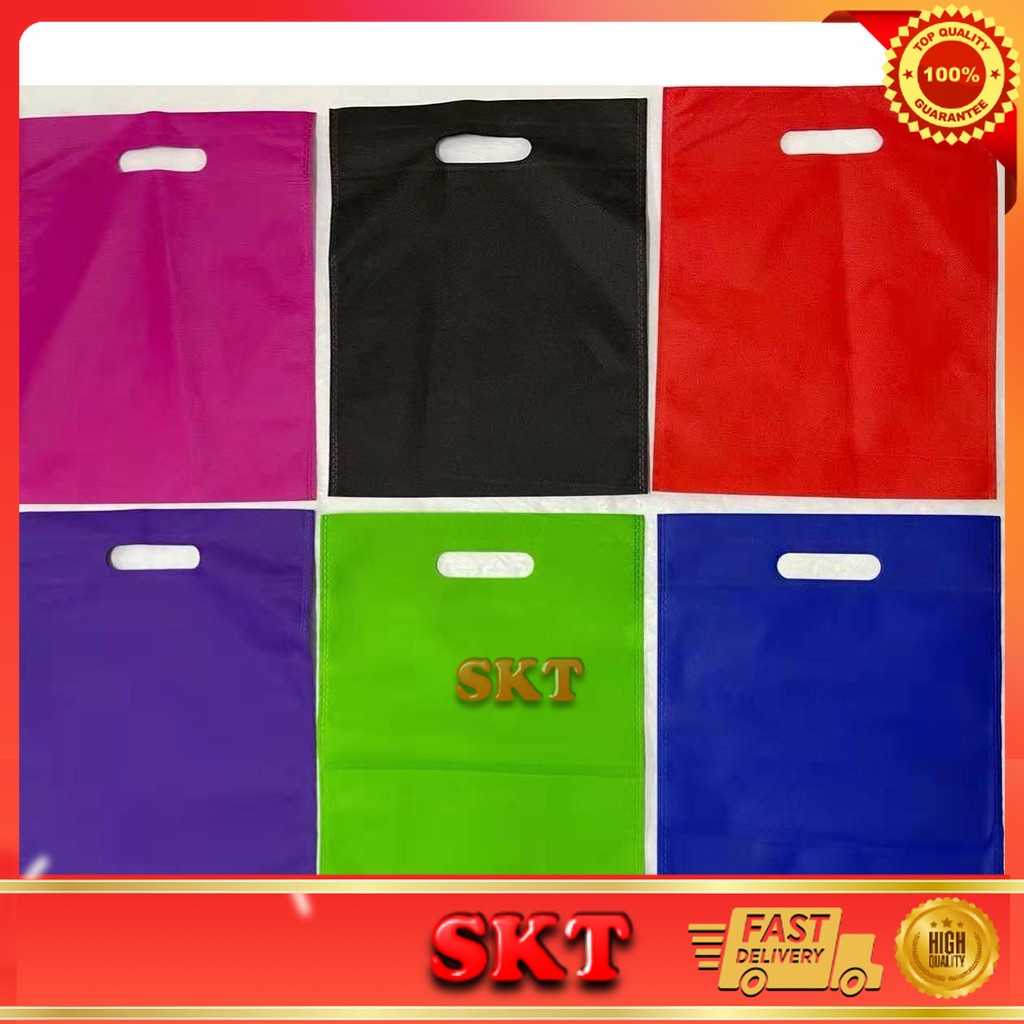 (Big) 25PCS Beg Kain Non Woven Bag 34cm x 28cm (NO BASE) | Shopee Malaysia