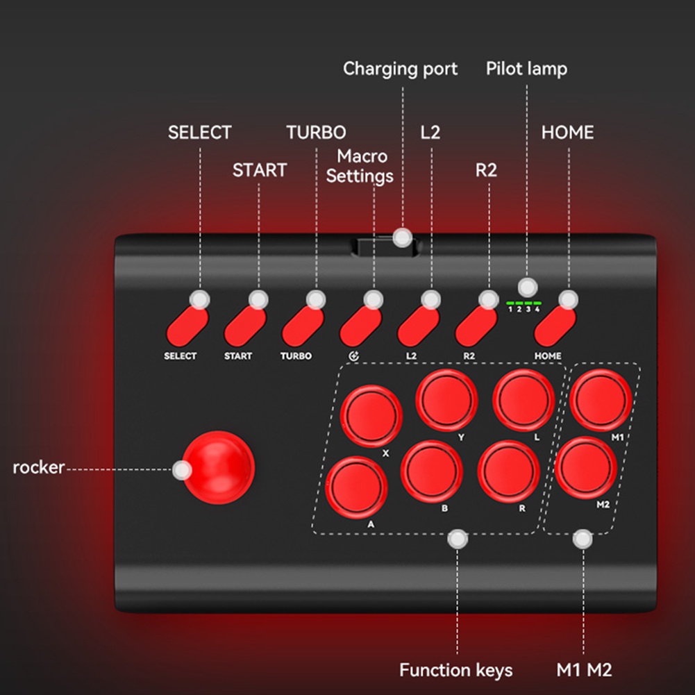 Game Joysticks Street Fighter Arcade Joystick Controller for PS4 ...