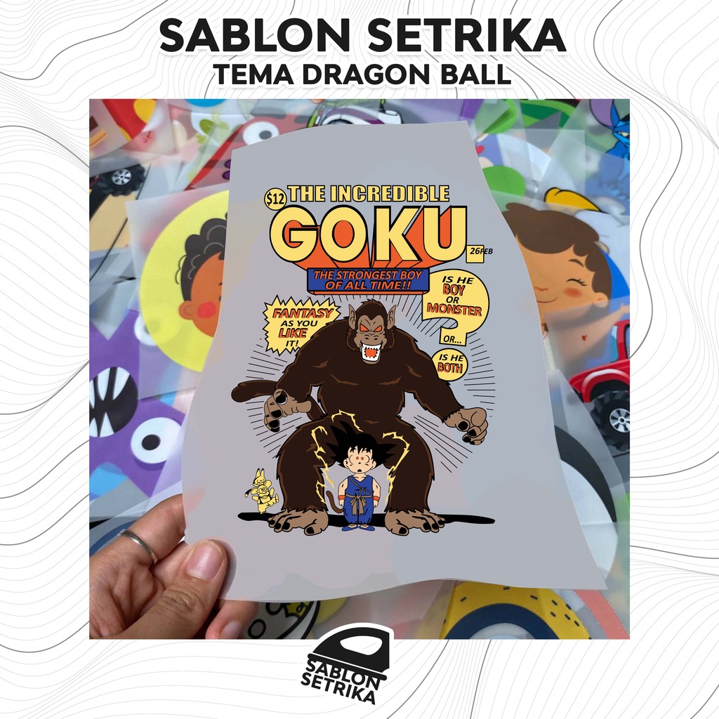 Dtf PRINTING DRAGON BALLS Theme Screen PRINTING Iron Screen PRINTING ...