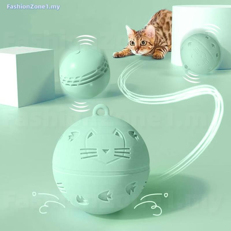 razy Ball Interactive Cat Toy Self-Moving Kitten Jumping Ball Toys ...