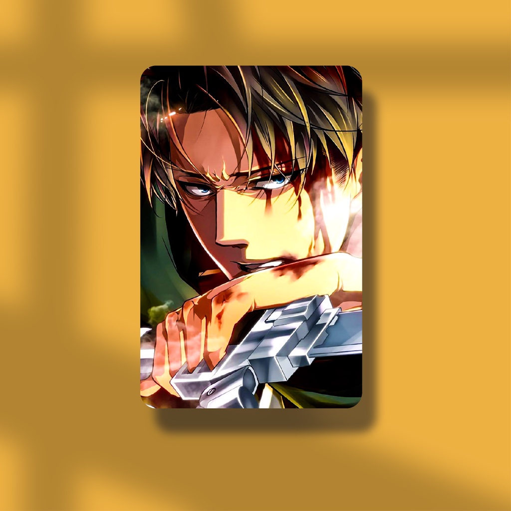 [PHOTOCARD] Anime Bo Corner Card - Levi Ackerman Attack on Titan ...