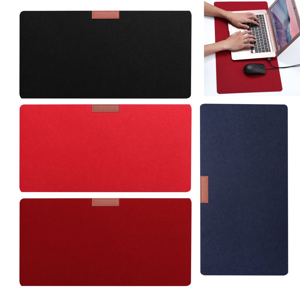 WATTLE Soft Keyboard Mouse Pad Wool Felt Laptop Cushion Computer Desk ...