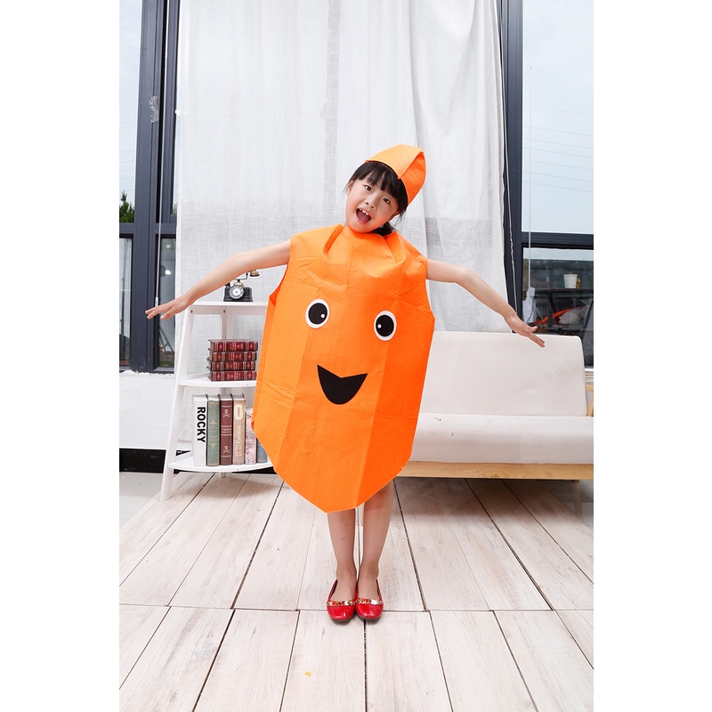 Adult&Kids halloweem Cosplay Costume Fruits and Vegetables Cartoon Perform Clothing School Stage ...