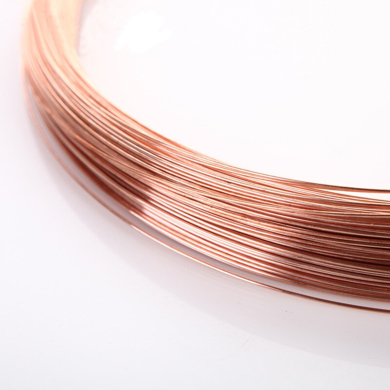 T2 Red Conductive Copper Wire Rod Solid Brass Copper Line Industry ...