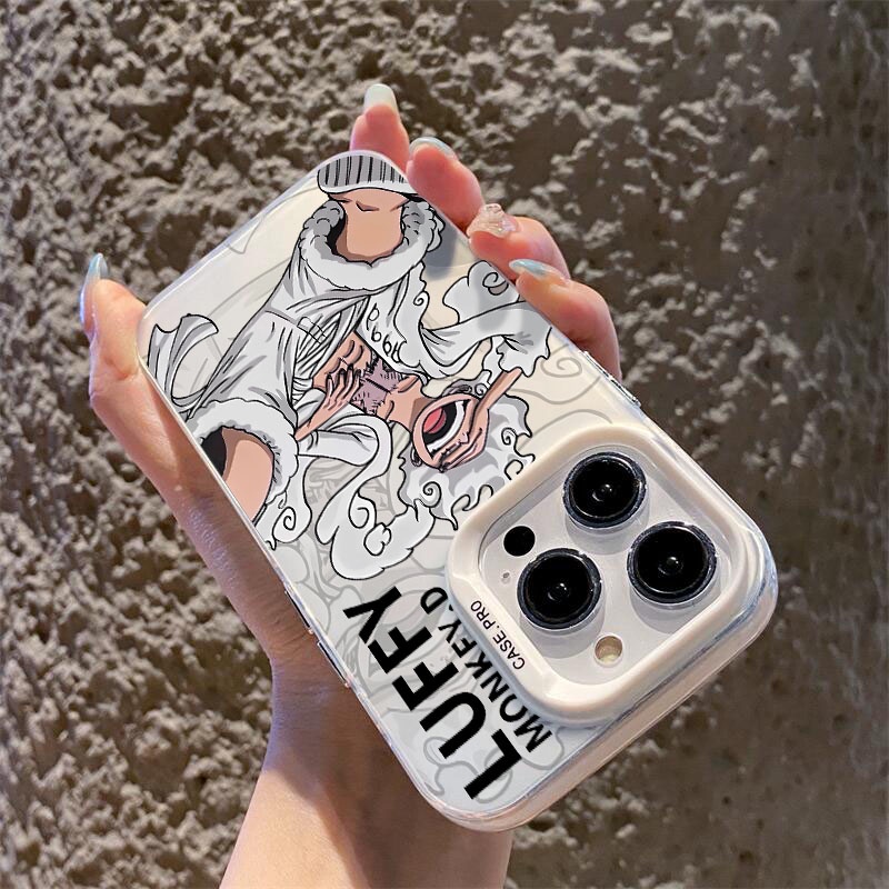 Premium matte hard casing one piece nika luffy phone case compatible ...