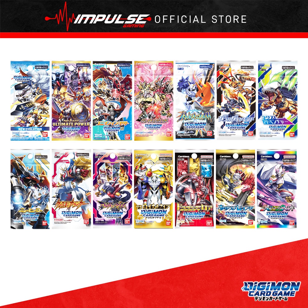 Digimon TCG Booster Pack Japan Version -BT01 ~ BT15, EX01 ~ EX05, RB01, LM01 | Shopee Malaysia
