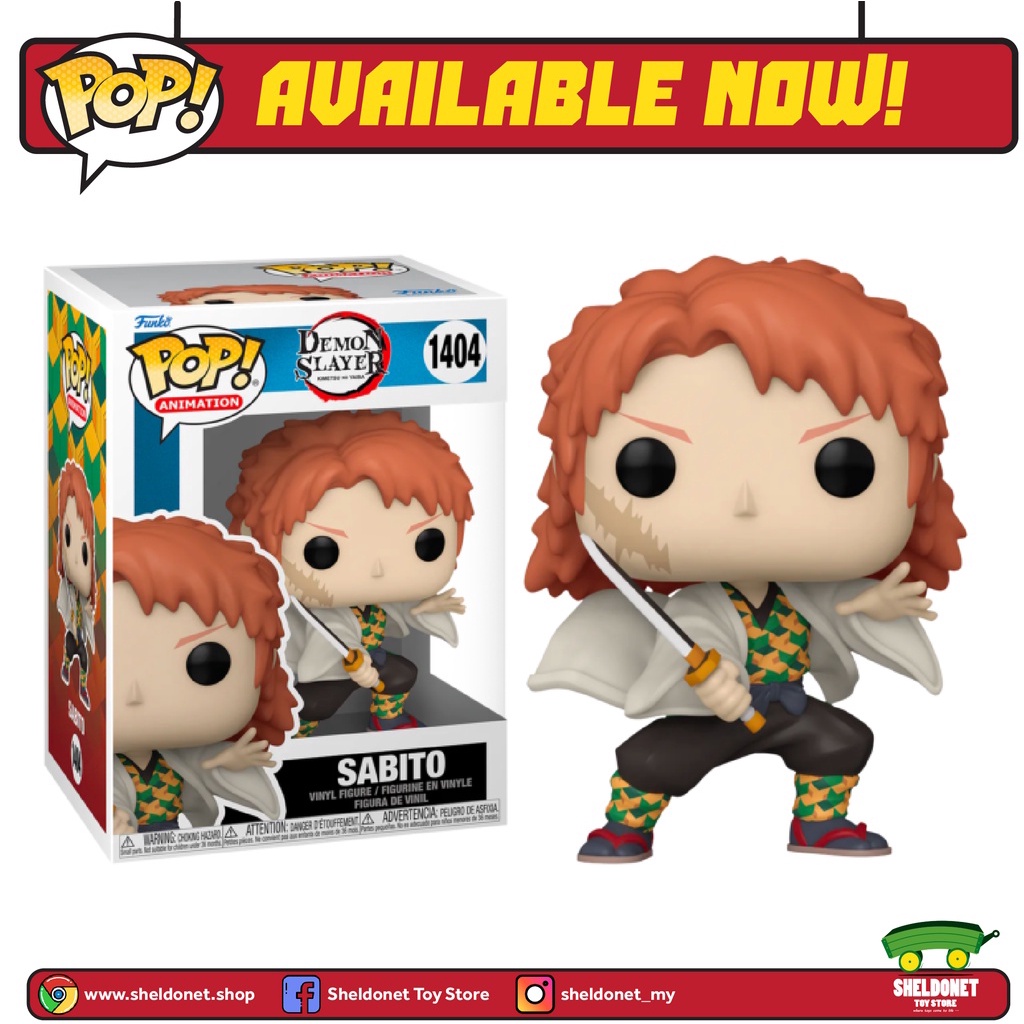 Funko Pop! Animation: Demon Slayer - Sabito (No Mask) | Shopee Malaysia