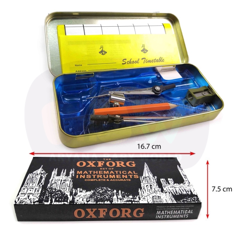 Oxforg Mathematics Instrument / Geometry Sets / Jangka Lukis School ...