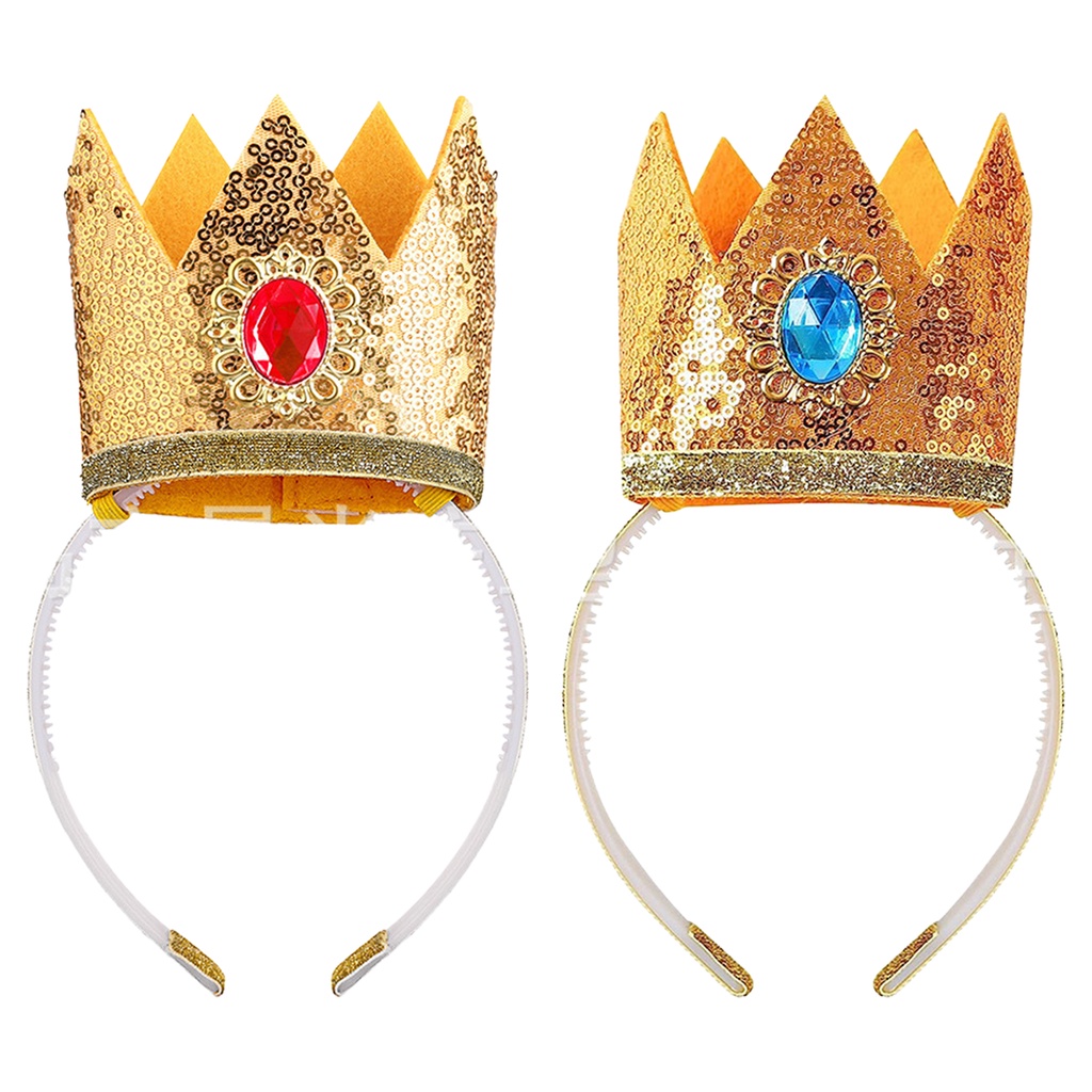 Super Mario Bros Crown Princess Peach Tiara Cosplay Props Girls ...
