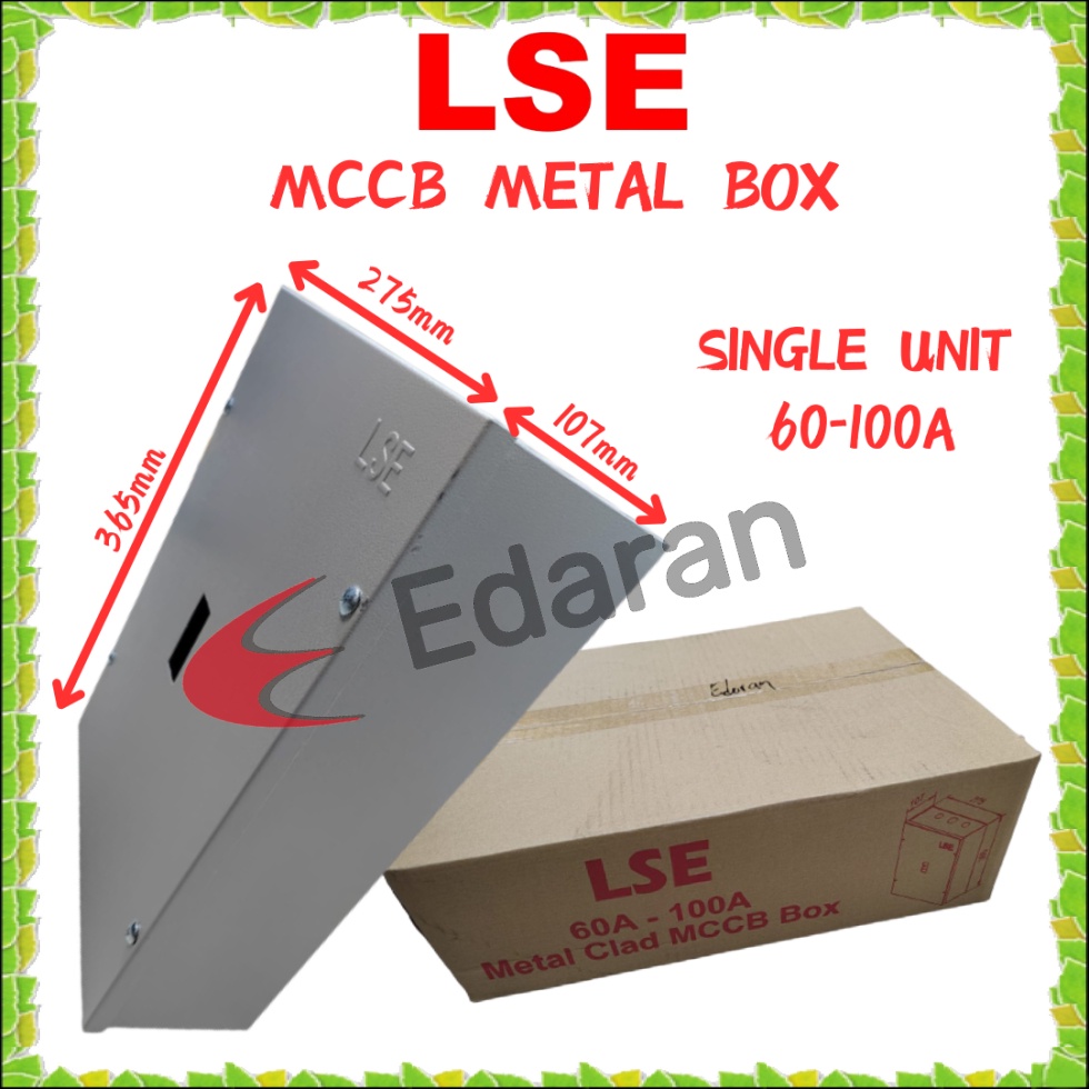 LSE MCCB METAL BOX 1 UNIT X 60A-100A (INDOOR) | Shopee Malaysia