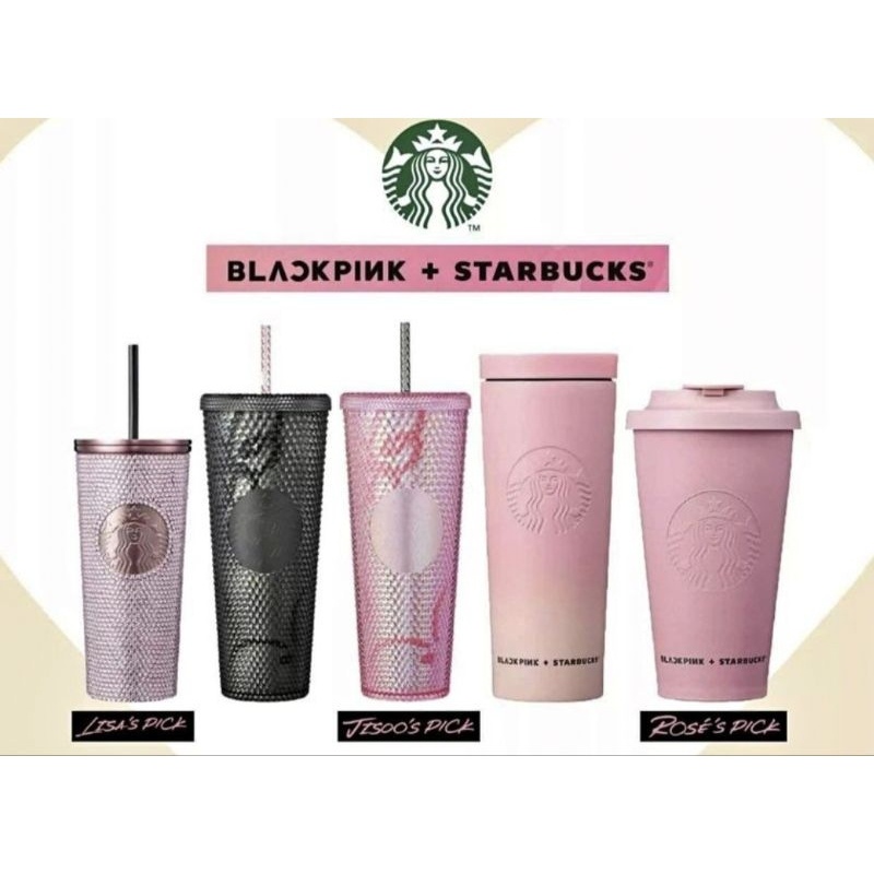 BLACKPINK X Starbucks Tumbler / Lisa / Jisoo viral tumbler/BLACKPINK ...