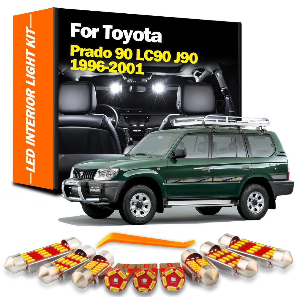 11Pcs Canbus Error Free interior LED Bulbs Dome Map Light Kit For ...