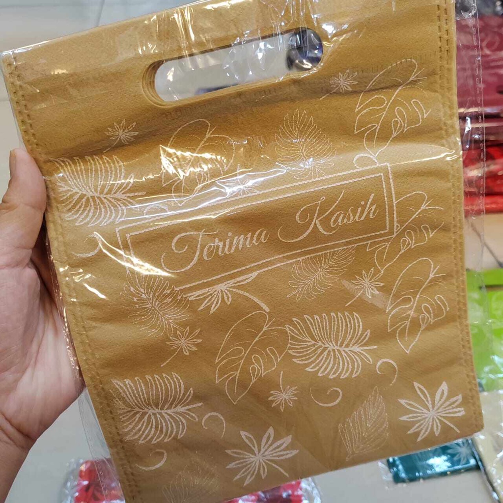 100pcs Beg Kain Beg Goodies Non-Woven Bag Beg Goodies Murah Gift Bag ...