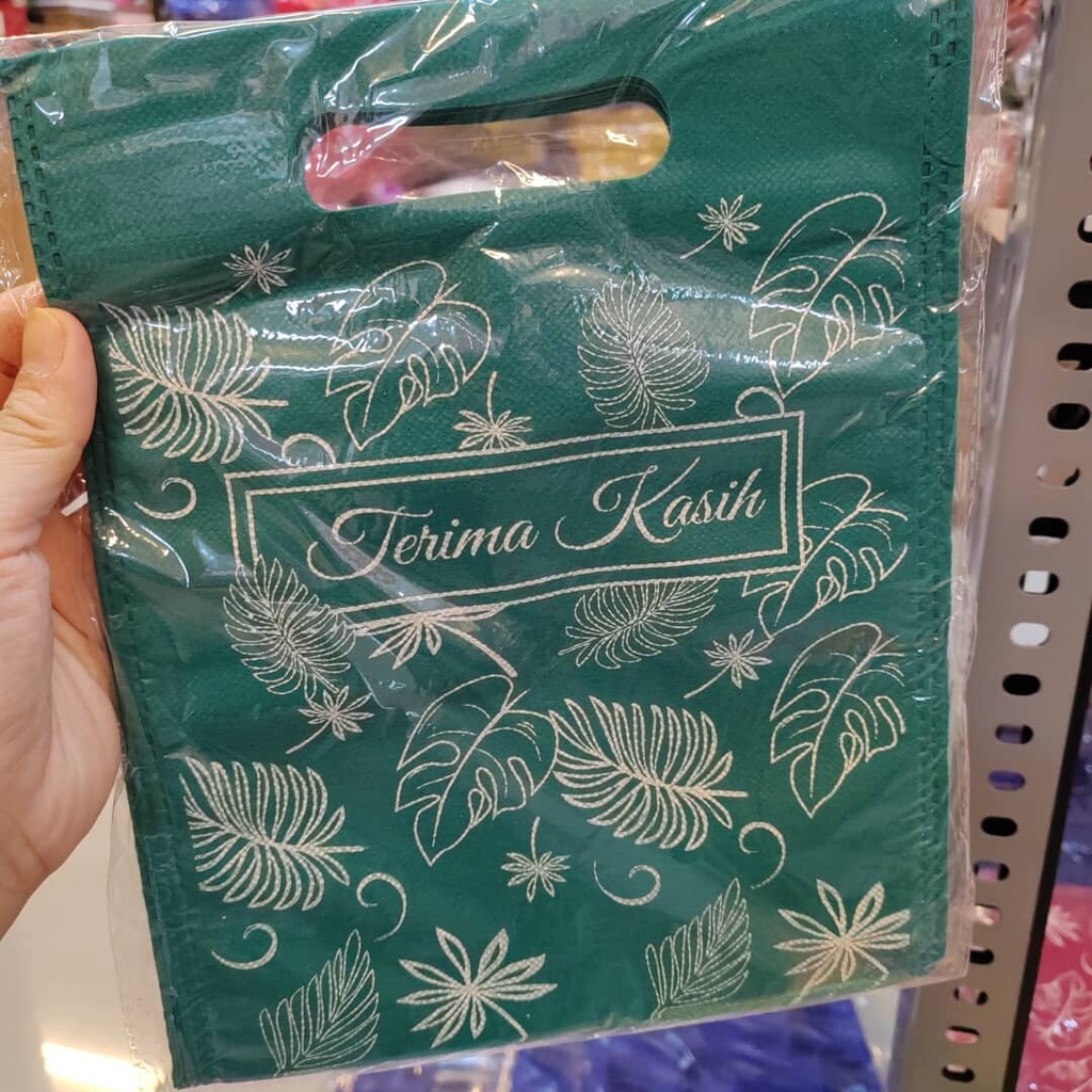 100pcs Beg Kain Beg Goodies Non-Woven Bag Beg Goodies Murah Gift Bag ...