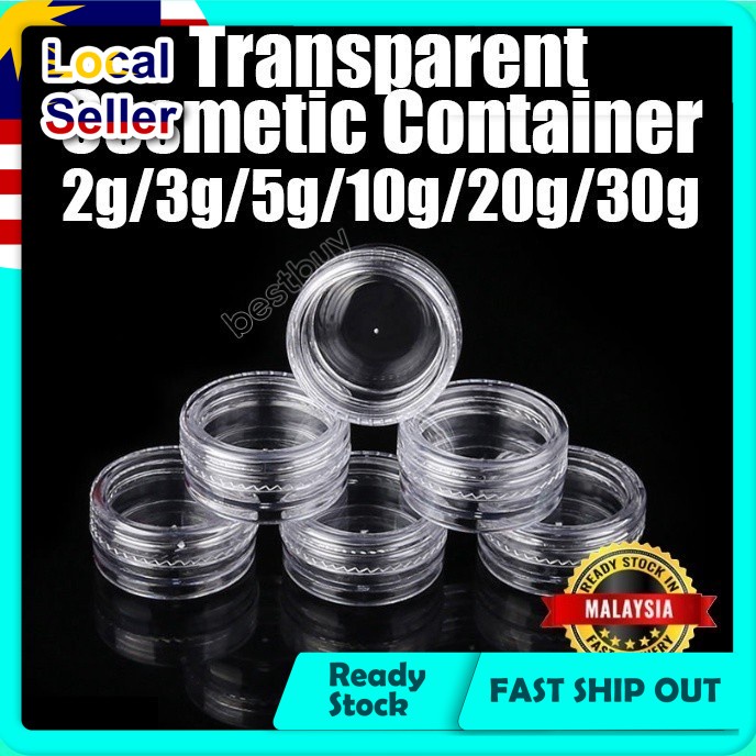 Transparent Cosmetic Container 3g5g10g20g Cream small container Square ...