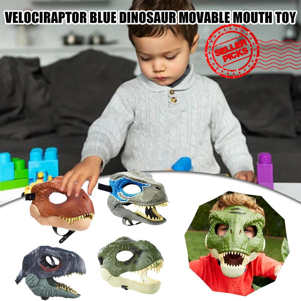 3D Dinosaur Mask Role Play Props Performance Headgear Jurassic World ...