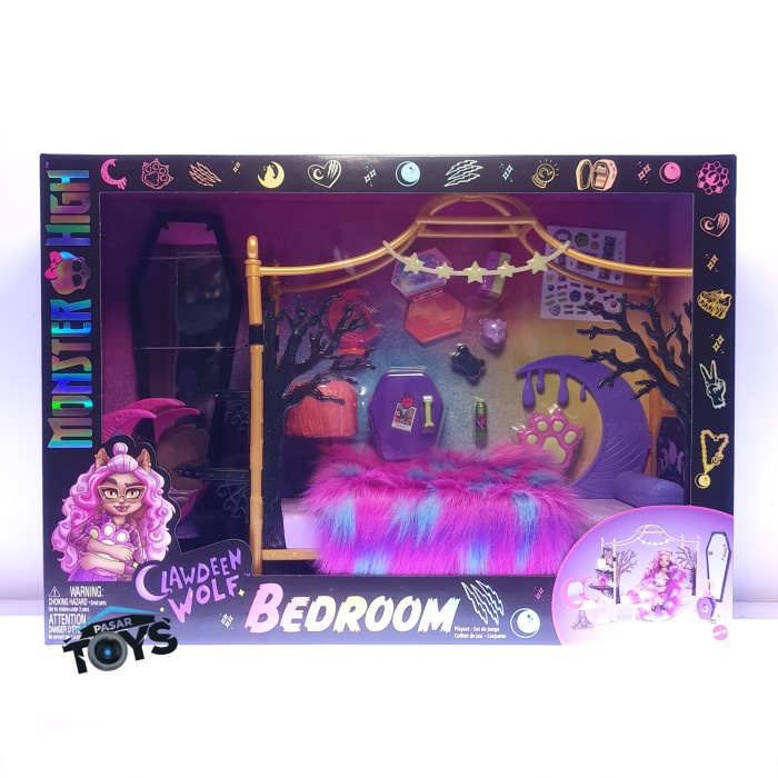 Monster High Clawdeen Wolf Bedroom Playset | Shopee Malaysia