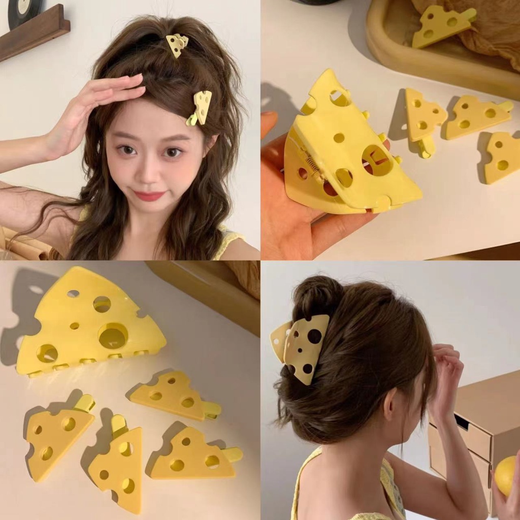 Cheese Cheese Hair Clip Grabbing Fun Duckbill Cute Cartoon Bangs Side ...
