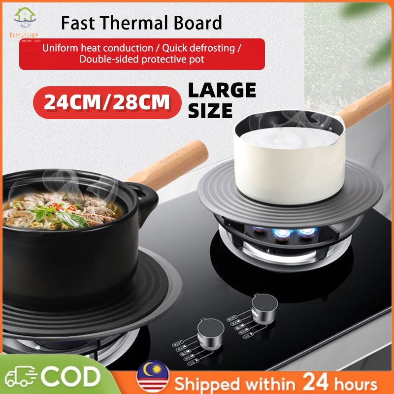 【READY STOCK】Heat Diffuser For Gas Stove 28cm Kitchen Defrost Tray Heat Conduction Plate Dapur ...
