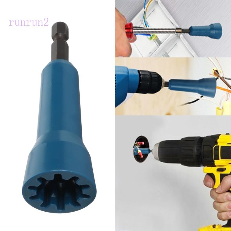 RUN Cable Connector Wire Peeling Tool Stripper Twister Power Drill ...