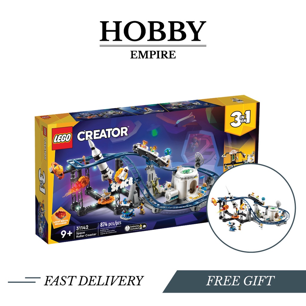 LEGO Creator 3in1 31142 Space Roller Coaster *Original LEGO + Extra ...
