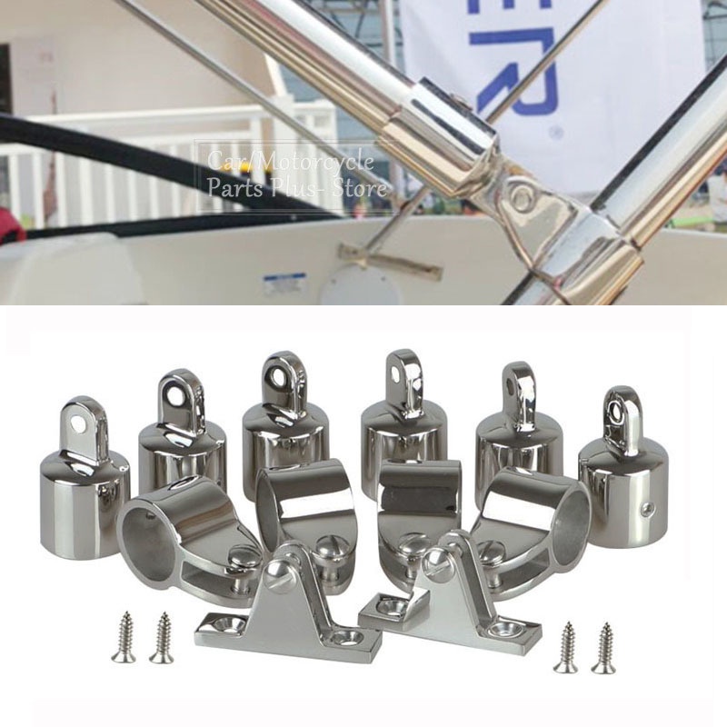12 Pcs Universal 3-Bow Bimini Top Stainless Steel 316 Marine Hardware ...