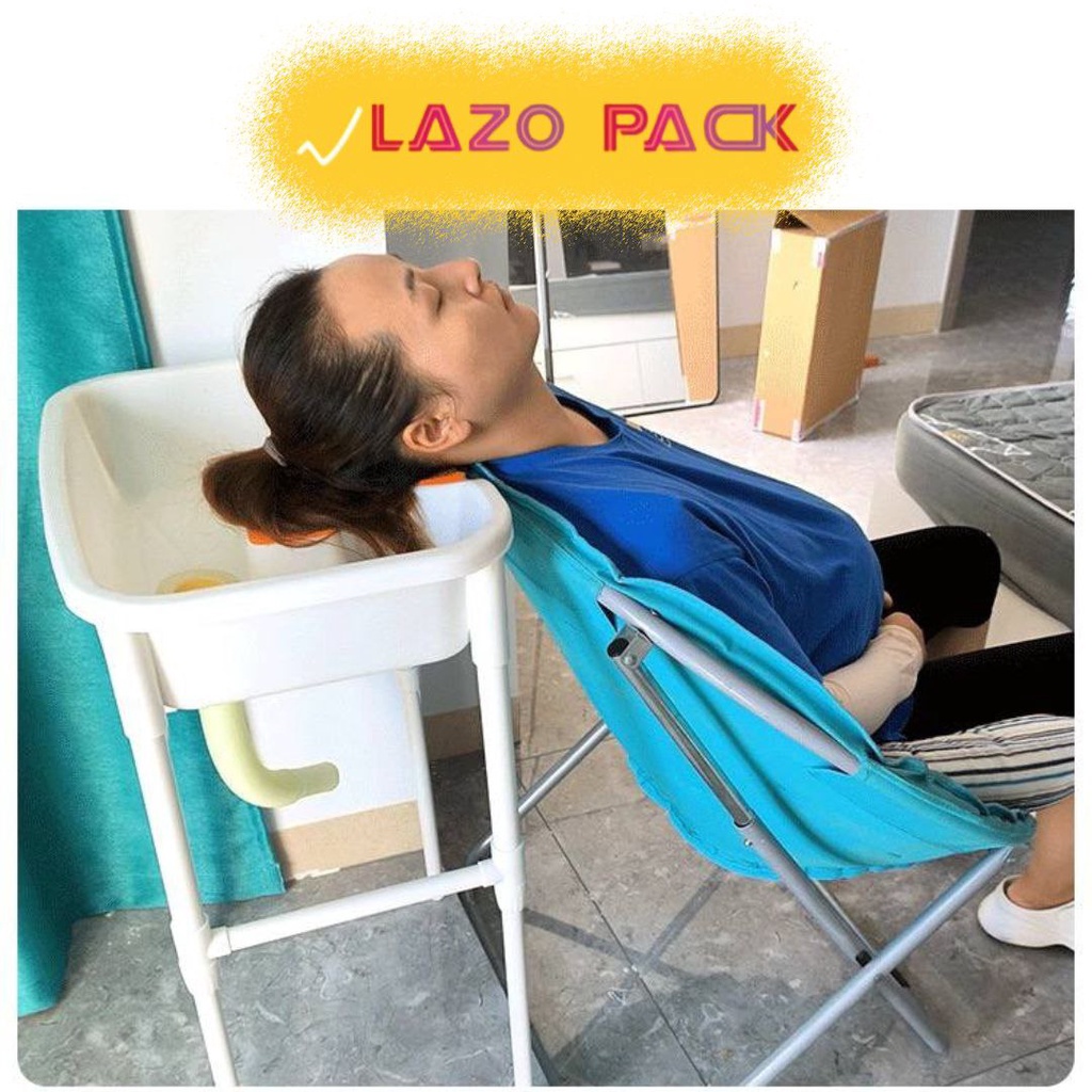 Portable Lightweight Hair Wash Basin Bed Tray Stand Adjustable ...