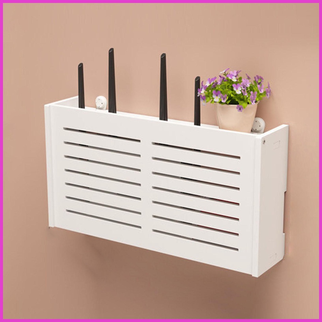Router Rack Console Wifi Storage Boxes Wall-Mounted Router Box Office ...