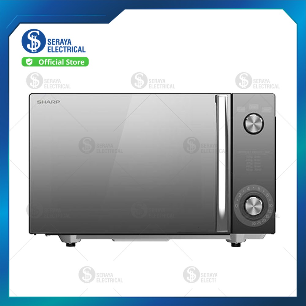 Sharp 20.0L Mechanical Dial Flatbed Microwave Oven R2121FGK | Shopee ...