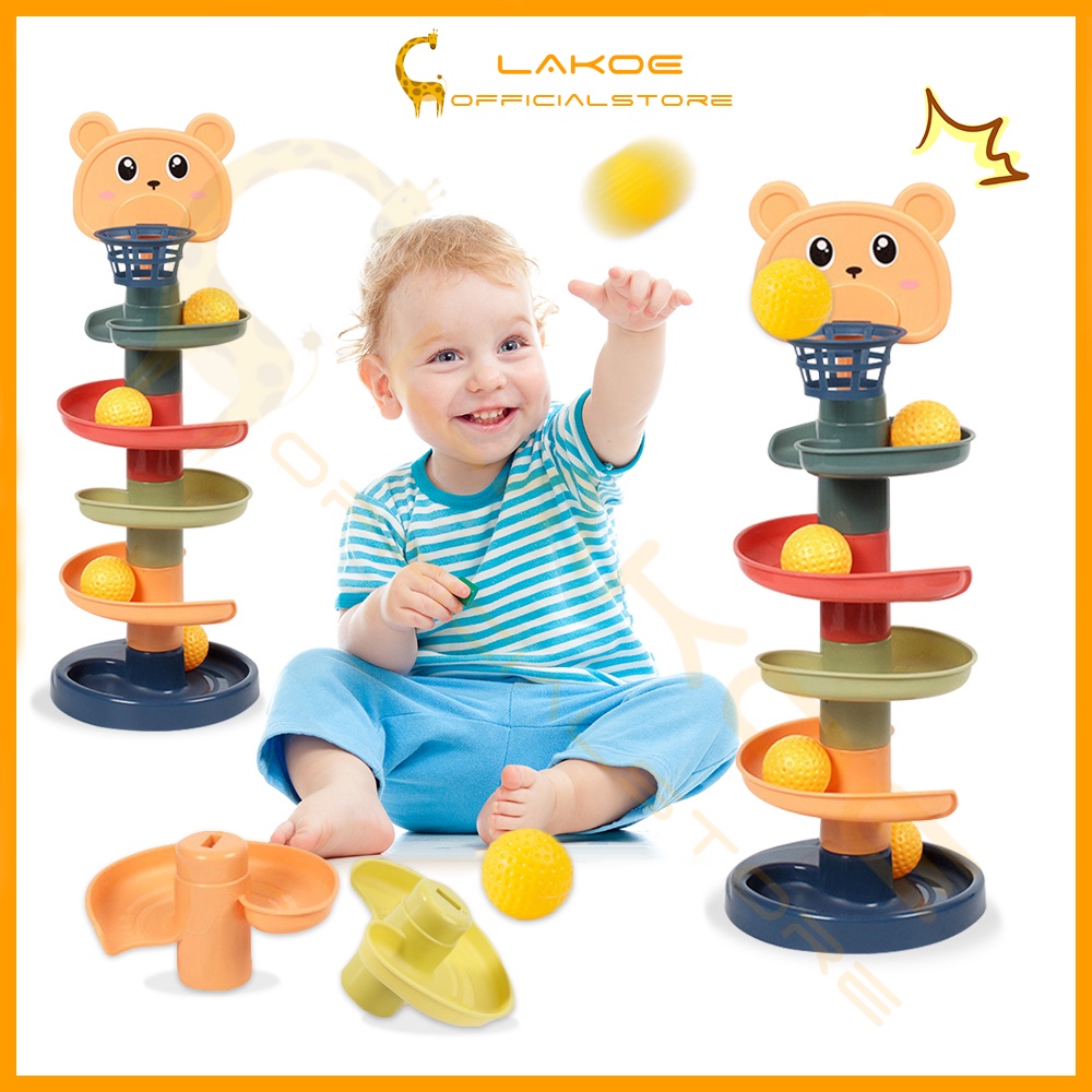 LAKOE 5Layer Fun Rolling Sliding Ball Kids Stacking Tower Gliding Ball ...