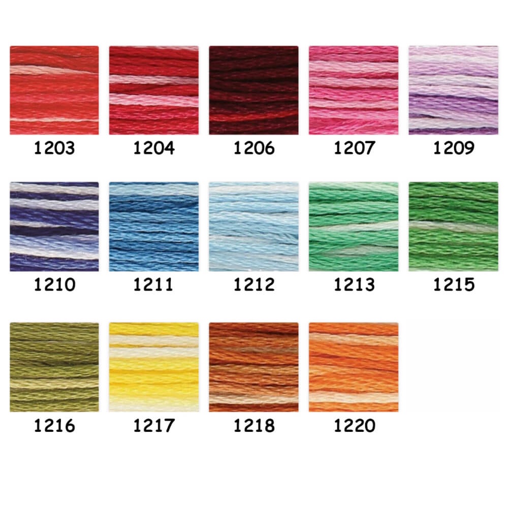 Anchor Embroidery Floss Ombre / Embroidery Thread / Cross Stitch Thread ...