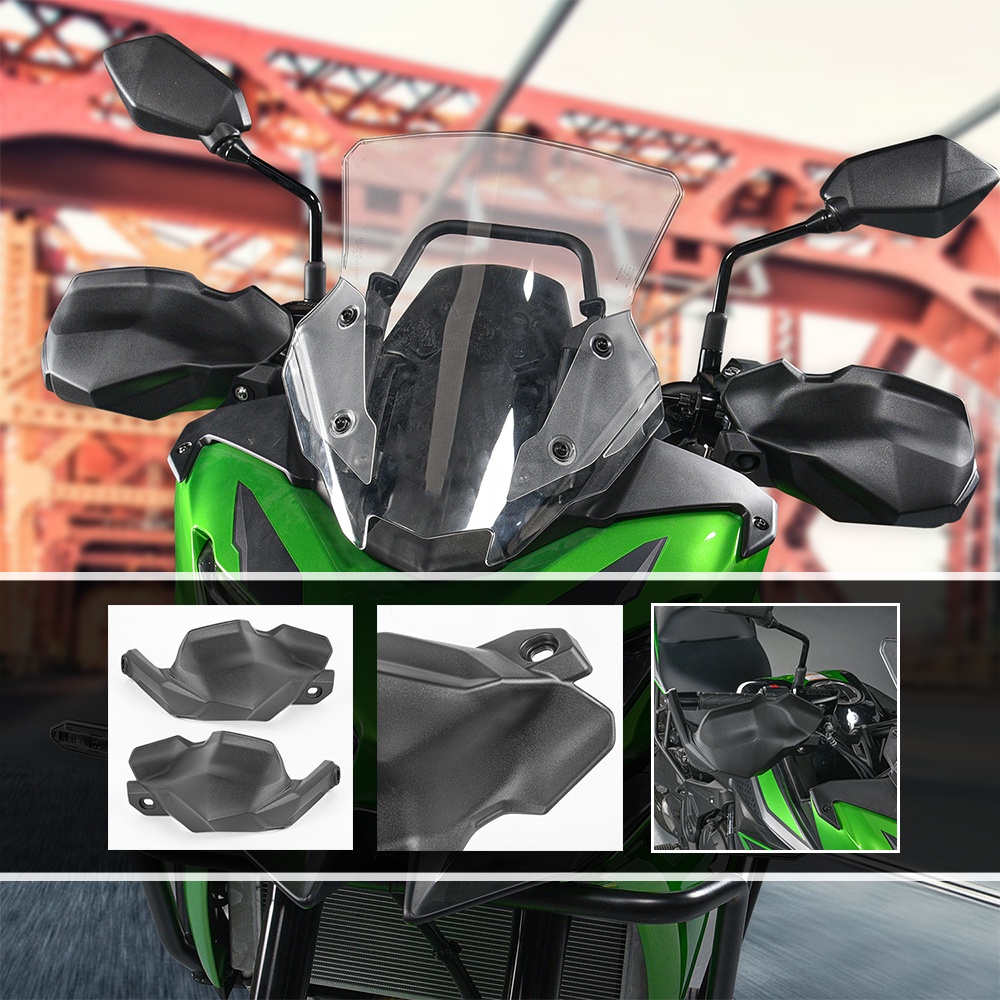 Wind Handguard Handle Bar Hand Guards Windshield Protector For Kawasaki ...