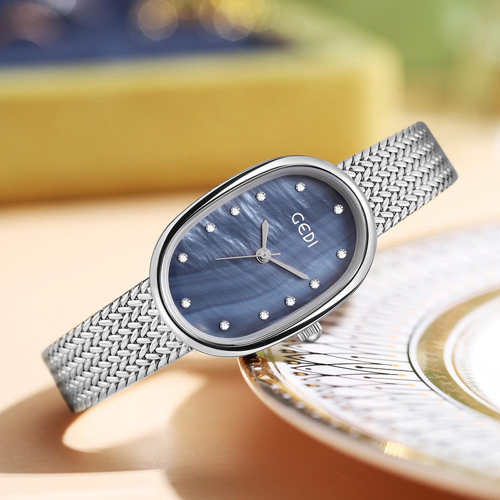 GEDI New Women's Watch Beimu Face Oval Small Market High end Light ...