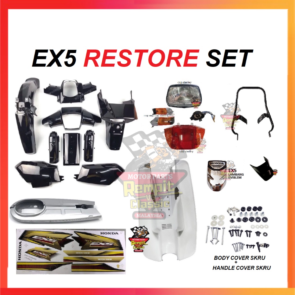 REMPIT EX5 RESTORE PACKAGE SET Ex5 High Power Ex5 Dream Cover Set (5 Colors To Choose) Coverset ...