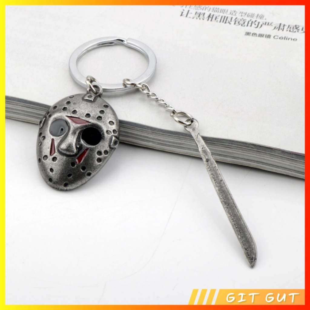 GANTUNGAN Keychain Key Chain Keychain Friday the 13th Jason Voorhees ...