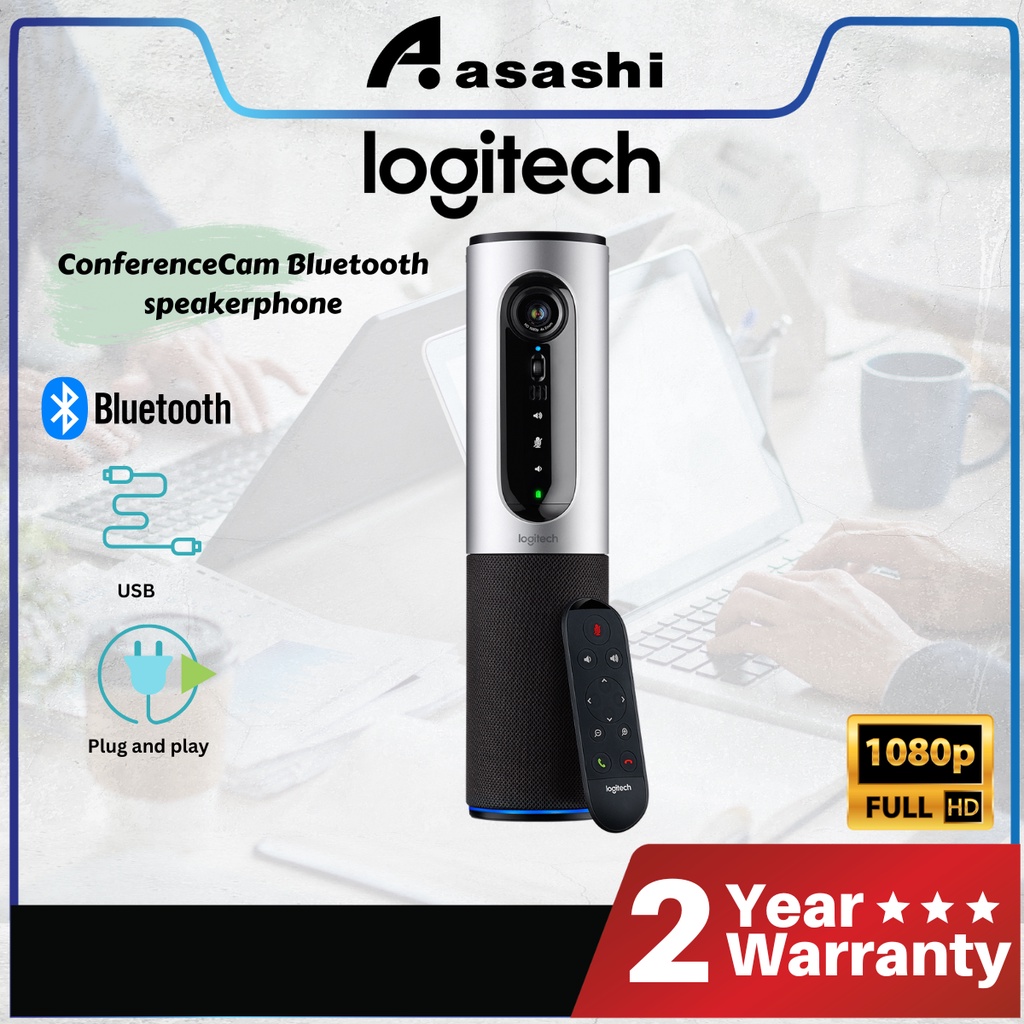 Logitech Portable ConferenceCam Connect with Bluetooth speakerphone 960 ...