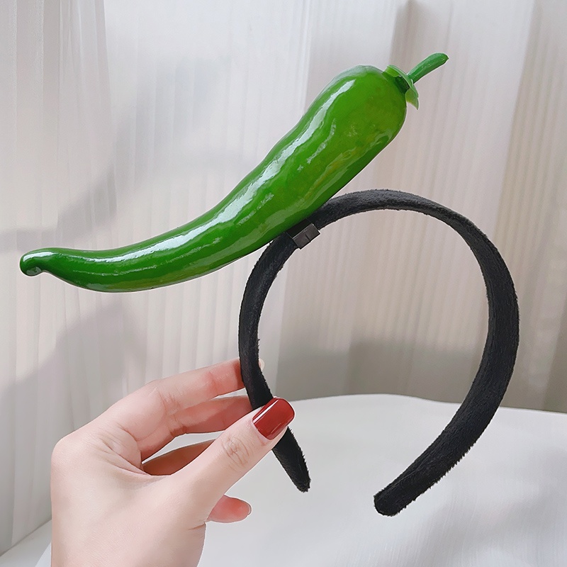 Kids Creative Funny Simulation Vegetables and Fruits Headbands Girls ...