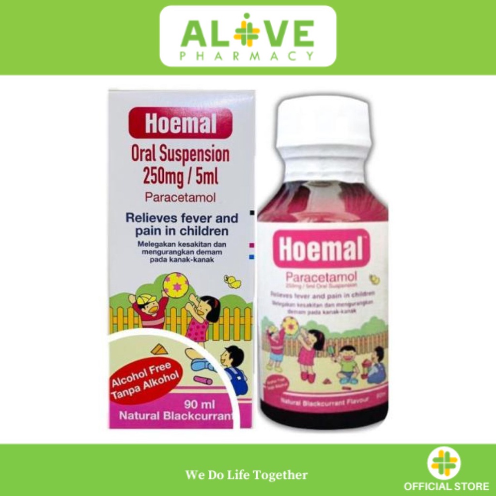 HOEMAL ORAL SUSP 250MG/5ML 90ML (PARACETAMOL) | Shopee Malaysia