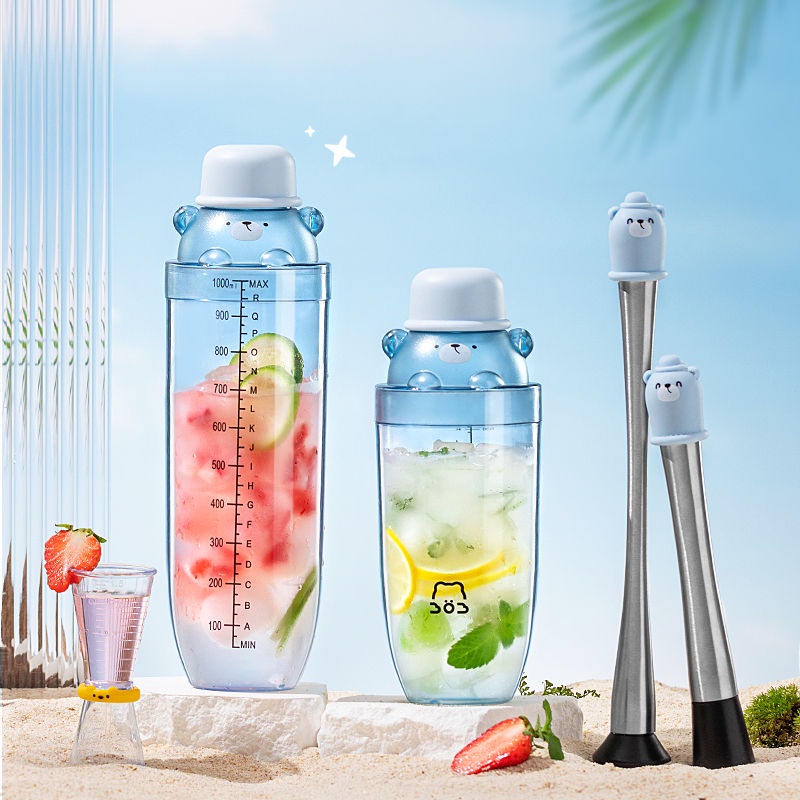 Shaker Shaker cup Mixing glasses Shaker Hand-Cranking Pot Dedicated for ...