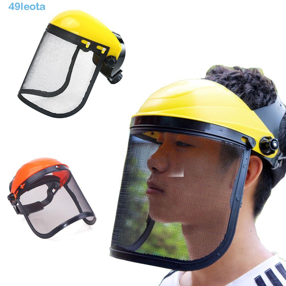 LEOTA Garden Mask, Mesh Visor Protection Grass Trimmer Helmet, Safety ...