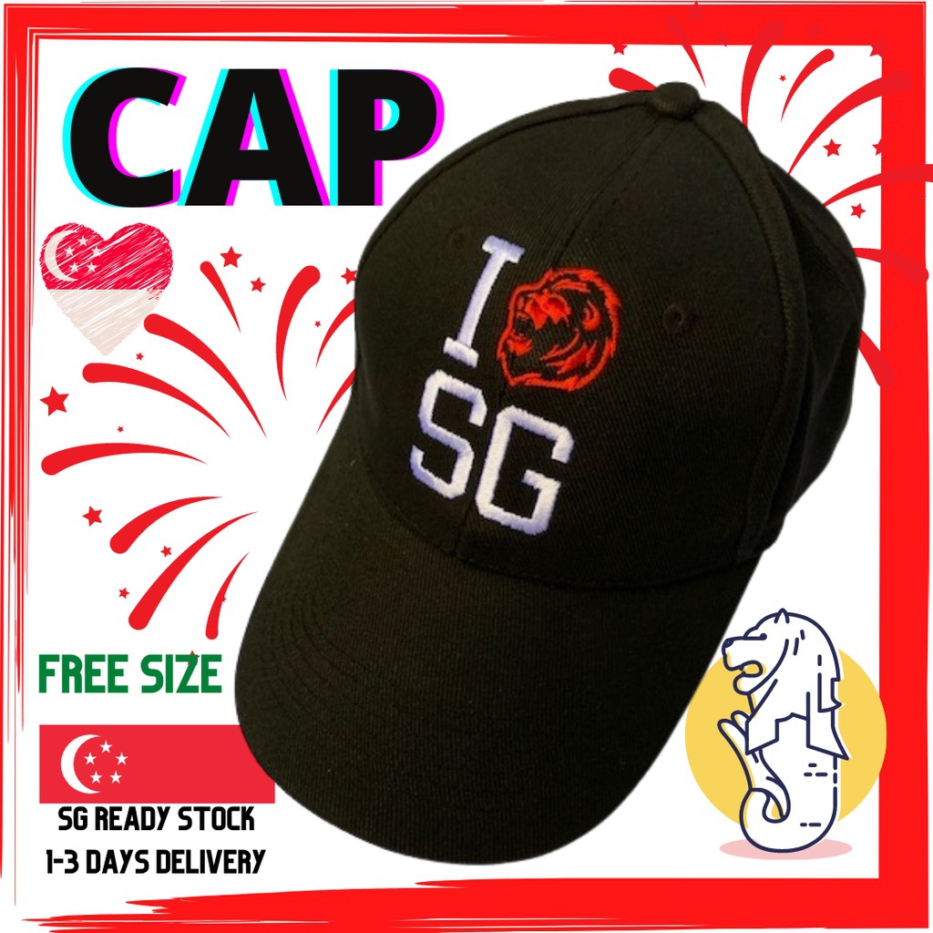 [SG CAP] I LOVE SG CAP HAT SINGAPORE SINGAPURA NDP NATIONAL DAY ...