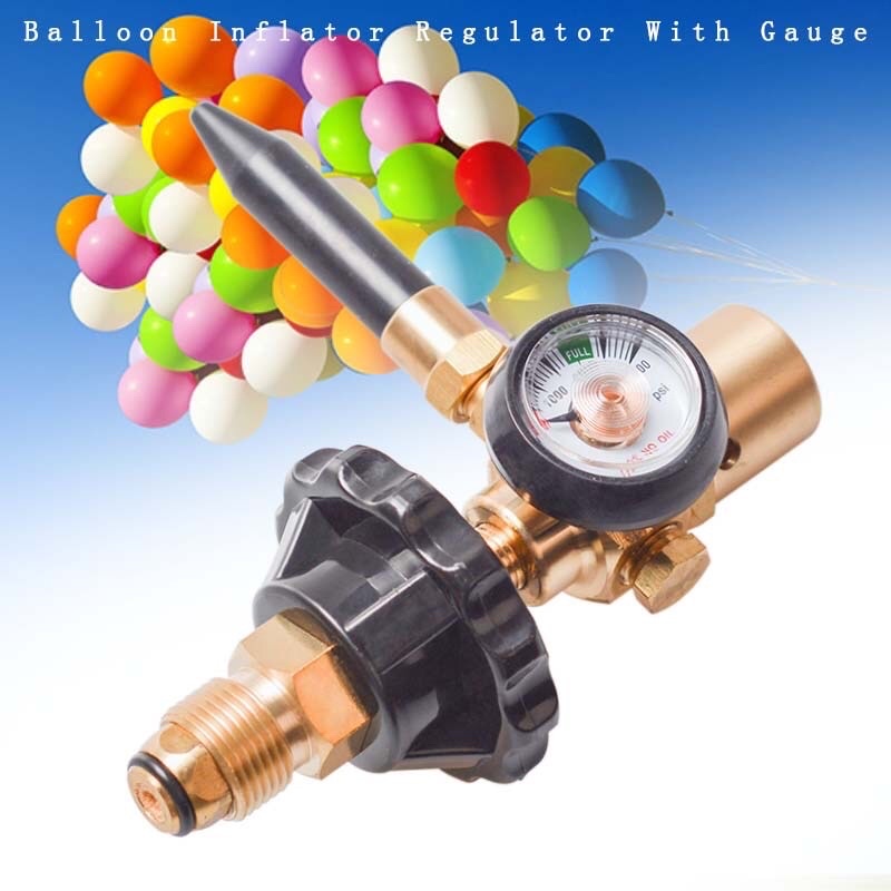 Brass helium latex balloon regulator, helium BALLOON GAS REGULATOR ...