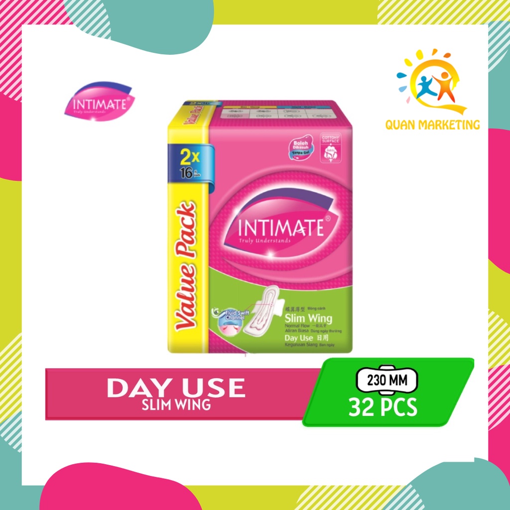 Intimate Daylite Slim Wing [Day Use] (2 x 16pcs) [230mm] | Shopee Malaysia